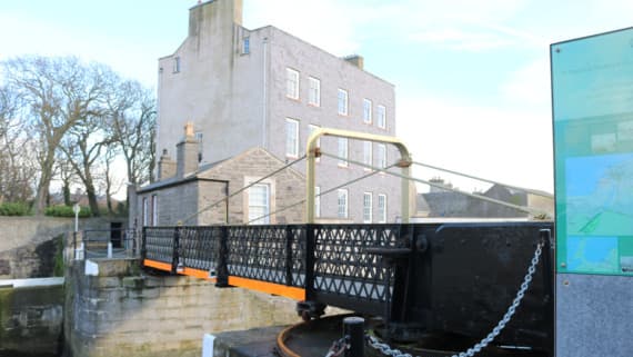 Work on Castletown's pedestrian bridge | iomtoday.co.im