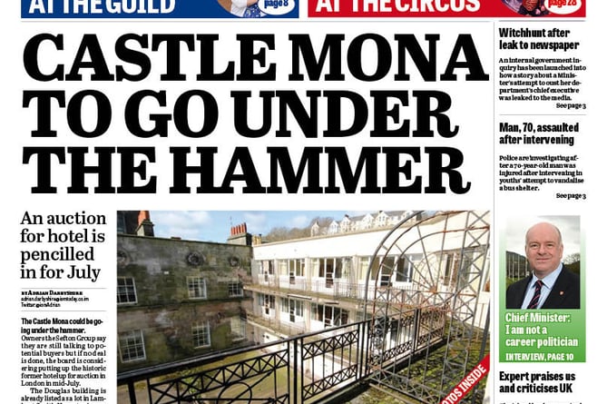 Tuesday is news day: Latest on the Castle Mona Hotel | iomtoday.co.im