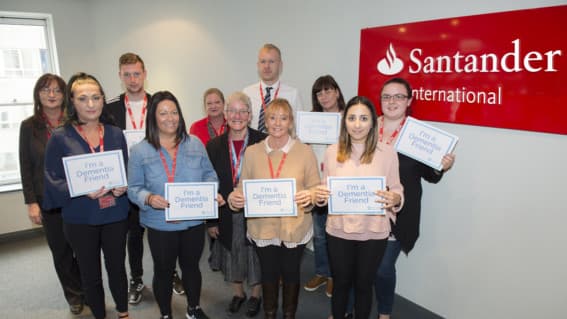 Santander Bank staff are fully trained to be 'dementia friends ...