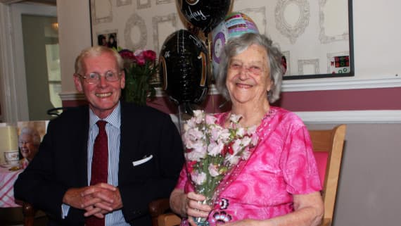 Ivie is life and soul of the party at 100 | iomtoday.co.im