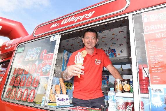 Former banker Darren is now an ice cream man and serves Mad Sundaes to ...