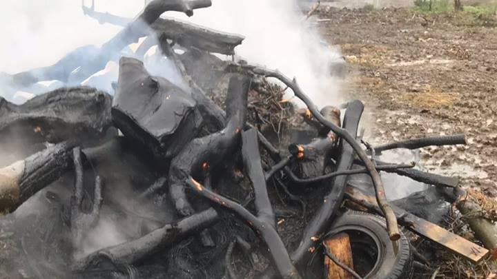 Warning after tyre bonfire | iomtoday.co.im