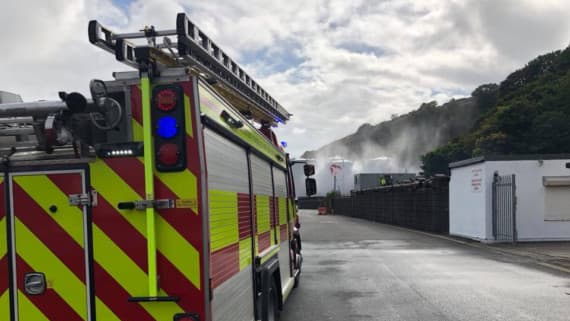 Fire crews attend Manx Petroleum's depot callout | iomtoday.co.im
