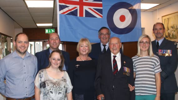 RAF helping Sandy tomark 100th birthday | iomtoday.co.im