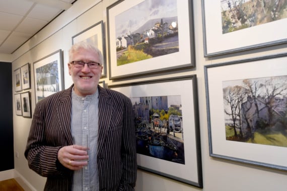 Paul Parker paints his 'Island of Contrast' | iomtoday.co.im