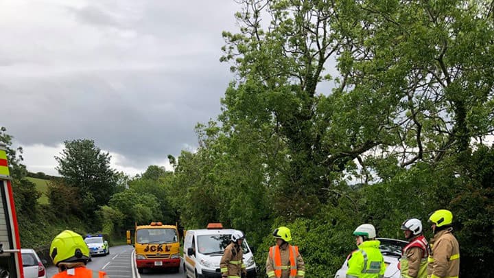 Diesel spill linked to car crash | iomtoday.co.im