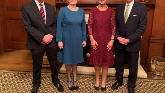 Ivor's MBE celebrated at Government House | iomtoday.co.im
