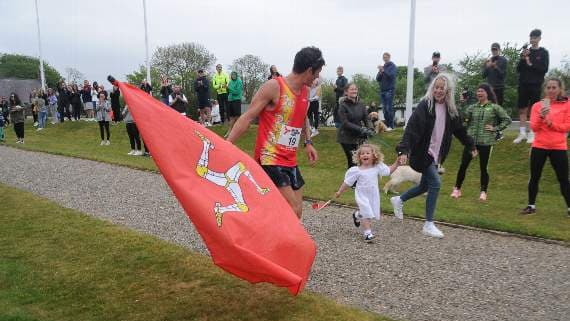 Christian Varley completes staggering marathon challenge | iomtoday.co.im