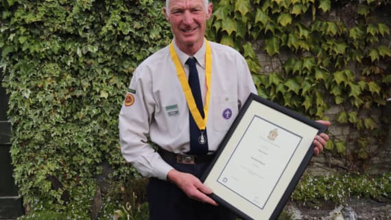 New Marown scout leader sought as Bernard steps back after 40 years ...