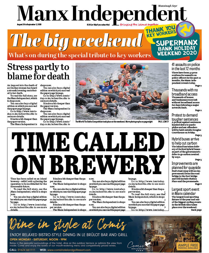 In this week's Manx Independent: Causes of woman's death revealed in ...