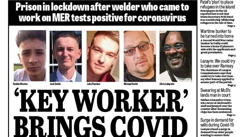 In the Isle of Man Examiner: The 'key worker' who brought Covid-19 to ...
