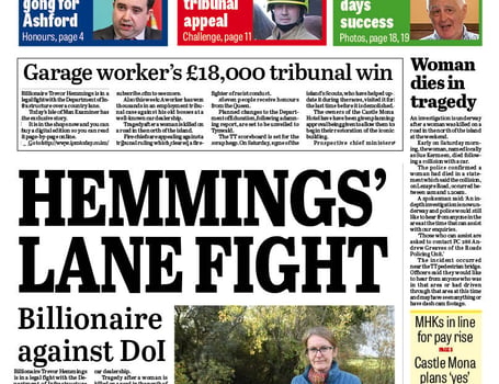 In this week's Isle of Man Examiner: Planning permission for Castle ...