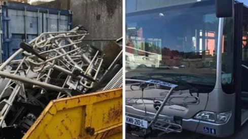 Claims bike racks were trialled but weren't deemed safe | iomtoday.co.im