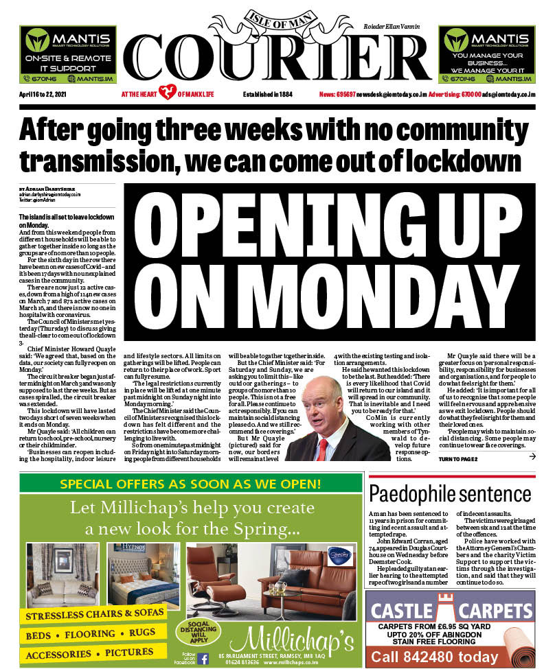 Read your Isle of Man Courier online right now | iomtoday.co.im