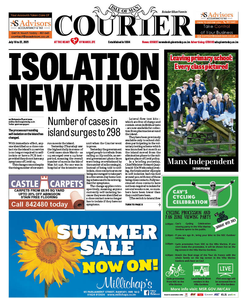 Read the digital edition of the Isle of Man Courier right now ...