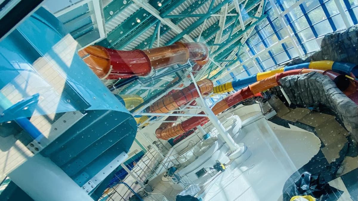 NSC swimming pool reopens next week after work to finish flumes ...