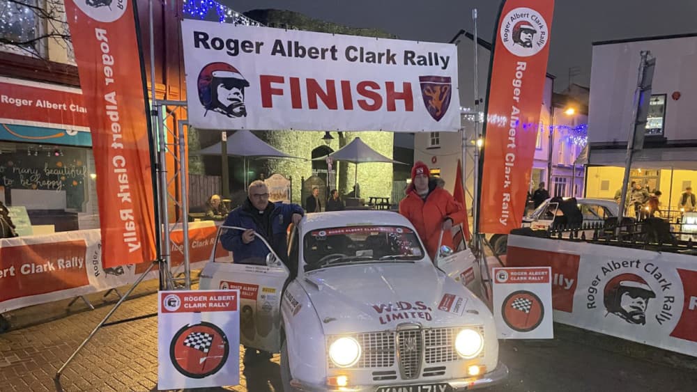 Steve completes RAC Rally in his two-stroke Saab 96 | iomtoday.co.im