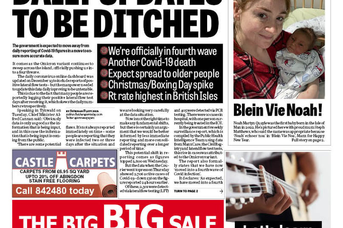 Read the digital version of the Isle of Man Courier now | iomtoday.co.im