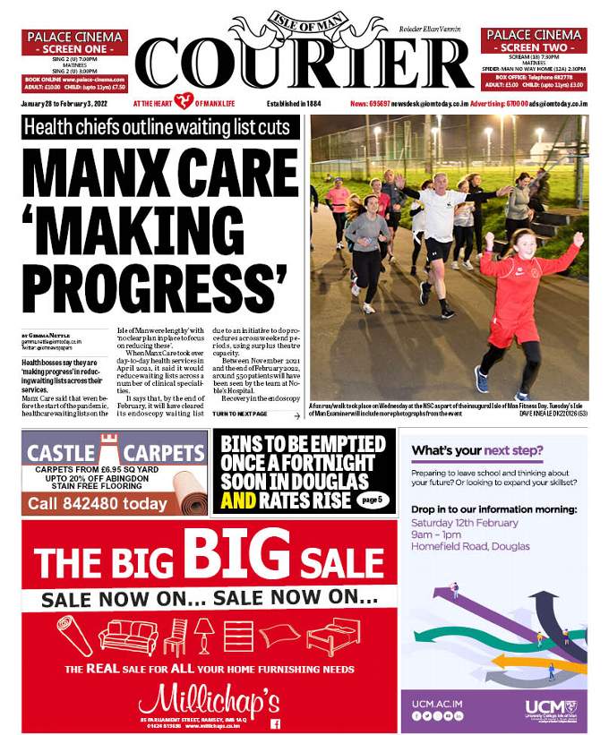 Read your Isle of Man Courier right now online | iomtoday.co.im