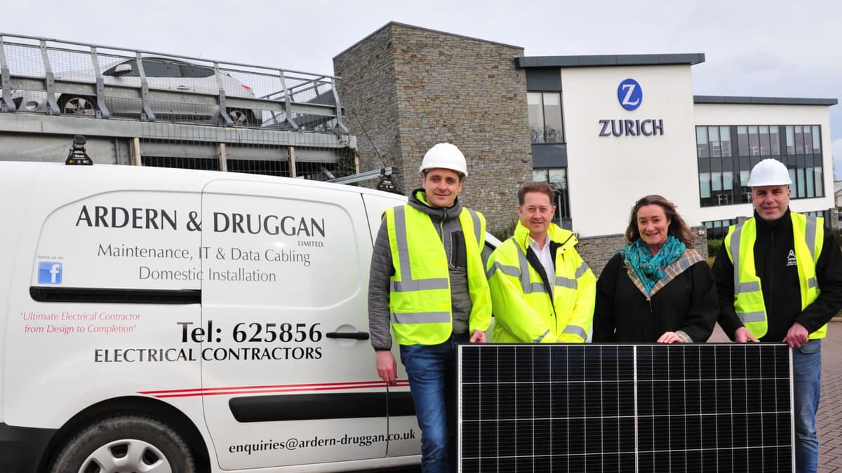 Work underway on Zurich solar panel project | iomtoday.co.im