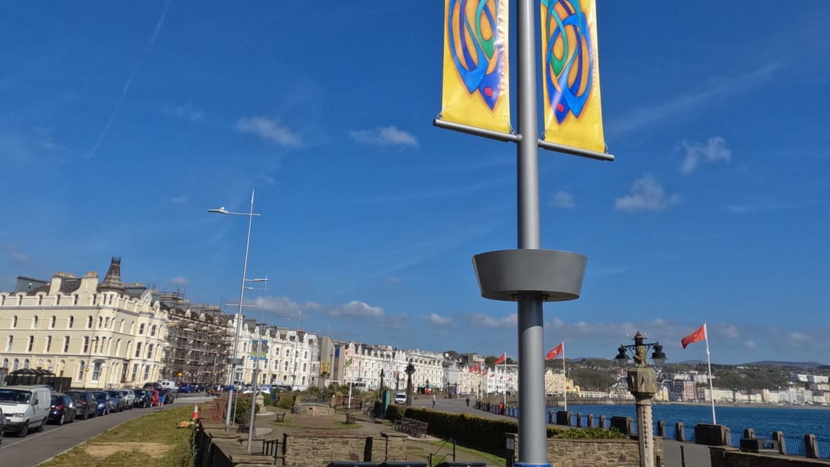 New banners to inspire artists on the prom | iomtoday.co.im