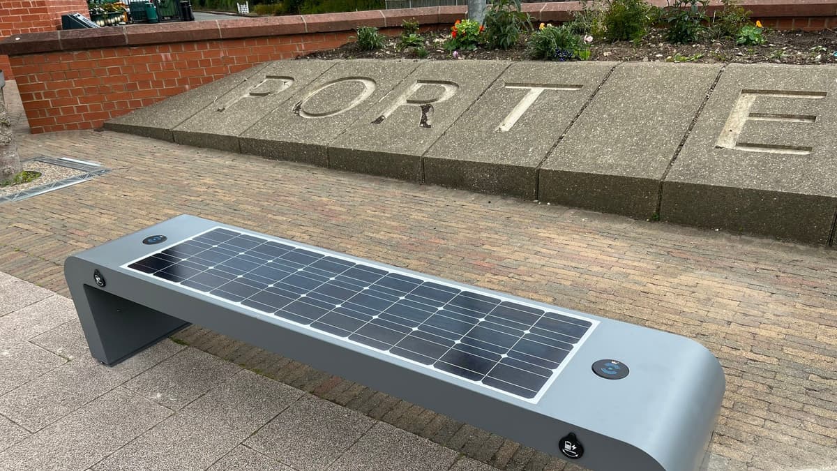 Re-charge yourself on southern village’s new solar-power bench ...