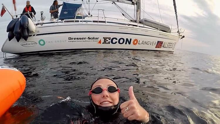 Jasmine swims here from Anglesey | iomtoday.co.im