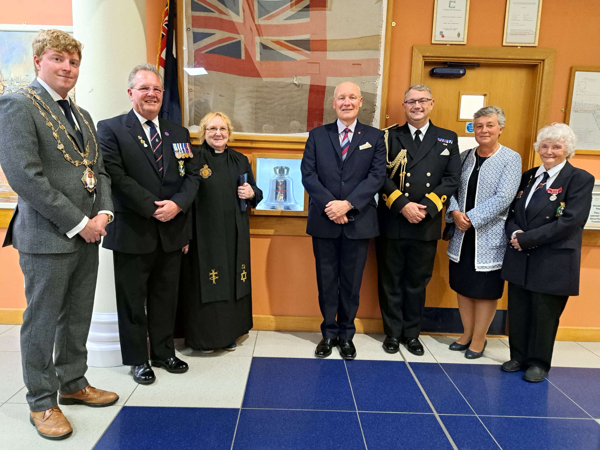Royal Navy ship's bell loaned to Ramsey | iomtoday.co.im
