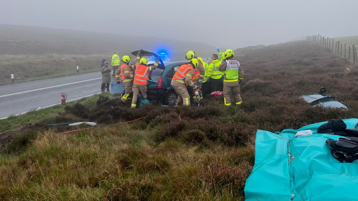 Motorist suffers suspected back injury after crash on Mountain Road ...
