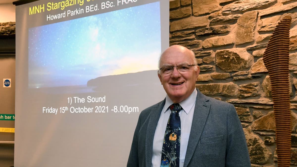 Local astronomer Howard Parkin to ‘protect the night’ | iomtoday.co.im