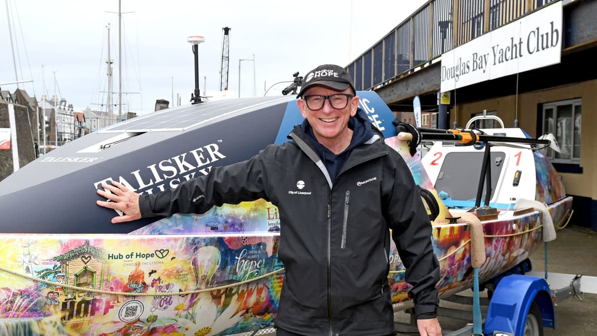 Bernie Hollywood's charity attempt to row the Atlantic | iomtoday.co.im