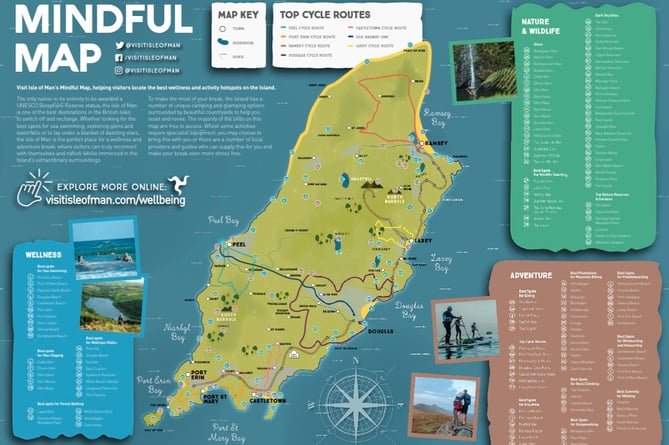 Visit Isle of Man ‘Mindful Map’ gives locations for adventure and ...