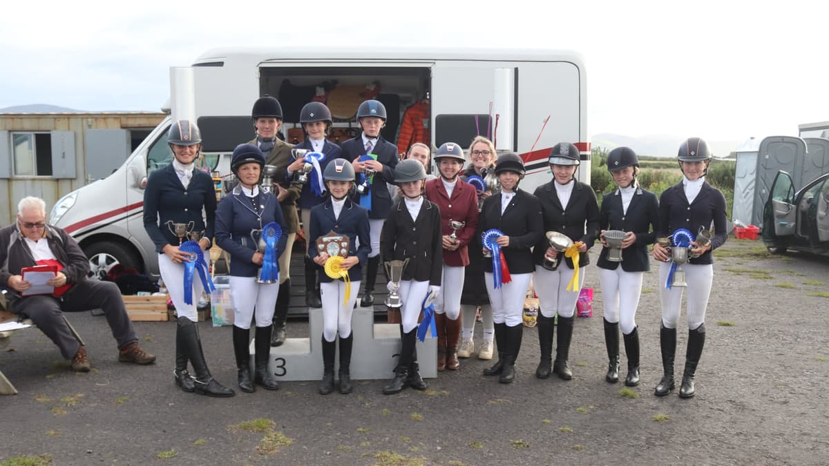 Kennaa Riding Club, winners of the second round of Manx Horse Council ...