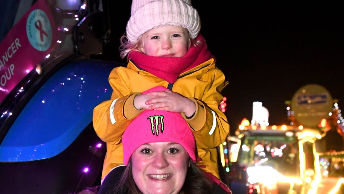 Annual Christmas tractor run lights up the streets. | iomtoday.co.im