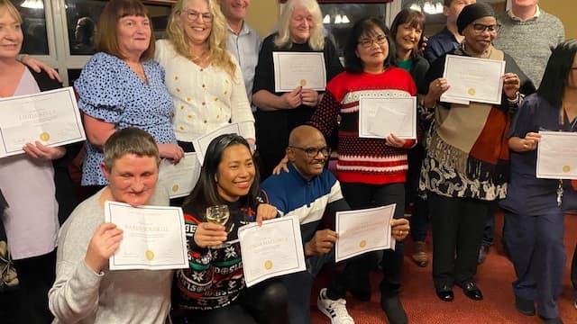 Brookfield care home staff celebrate their long service with awards ...