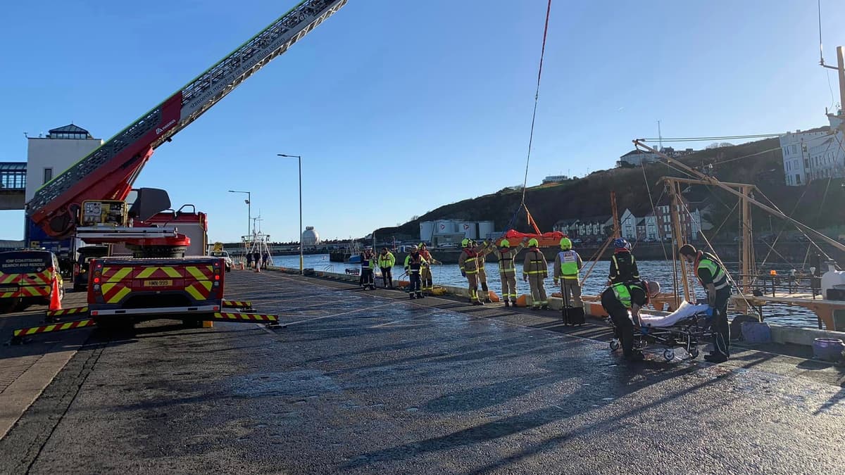 Fire crews extract injured crew member from fishing boat | iomtoday.co.im