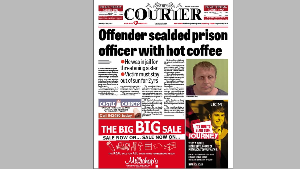 Read your Isle of Man Courier online, page-by-page now | iomtoday.co.im
