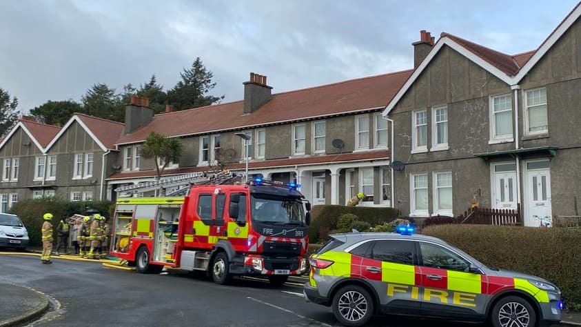 Fire in Victoria Crescent, Douglas | iomtoday.co.im