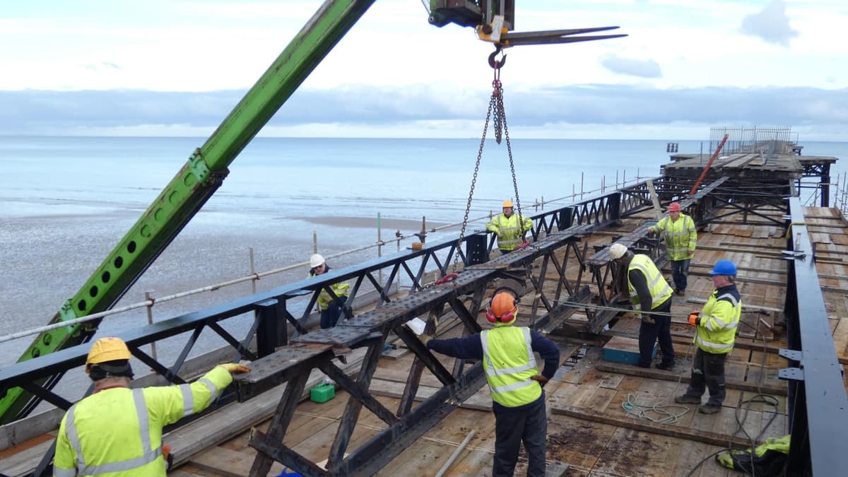 Progress on Ramsey Pier restoration | iomtoday.co.im