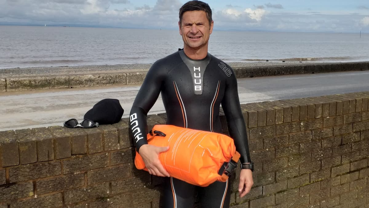 Video: Ex-soldier Adam Diver halfway through big swim to Isle of Man ...