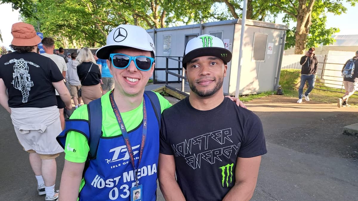 Famous British racing driver Nicolas Hamilton visits Isle of Man for TT ...