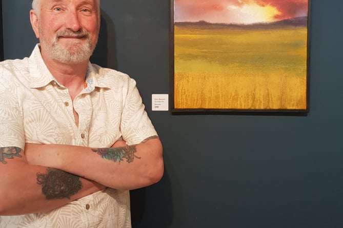 Art exhibition: Gary escapes from darkness by looking at land and sea ...