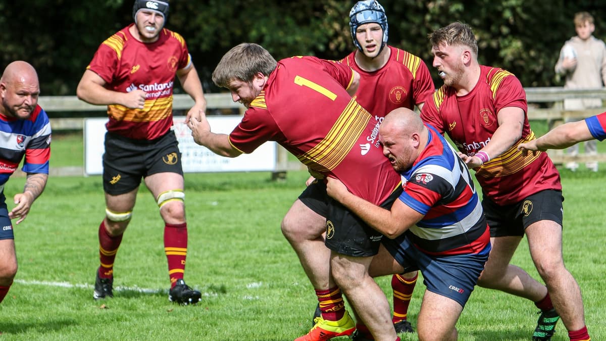 Losing bonus point for Douglas Rugby Club against Liverpool St Helens ...