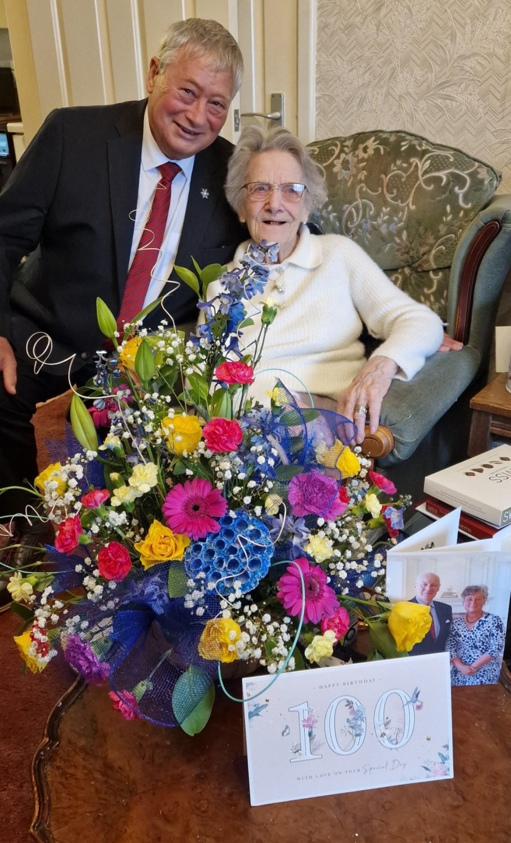 100 year old Elizabeth Heath celebrates her landmark birthday ...