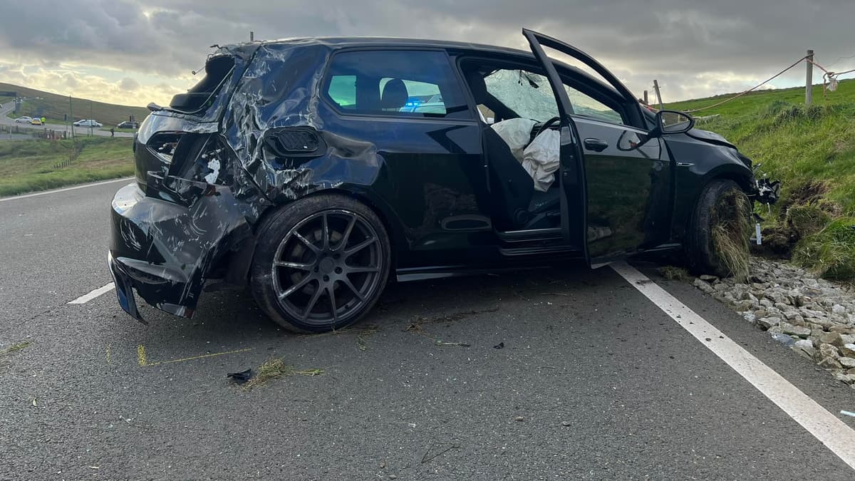Single vehicle incident at The Bungalow | iomtoday.co.im