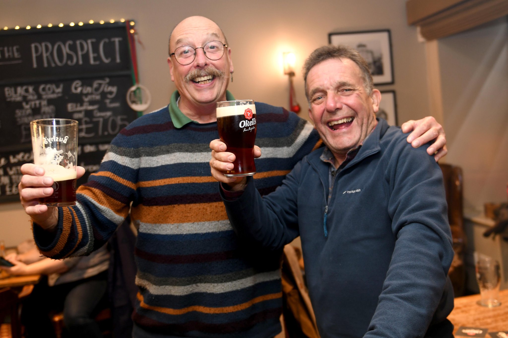 Free pints for all as Okell's St Nick is delivered to The Prospect ...