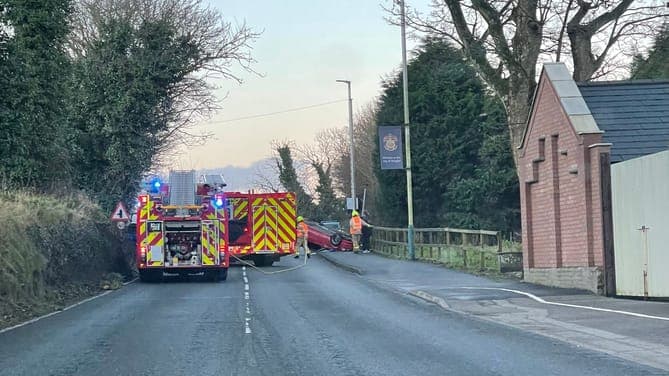 Two vehicle crash on major Isle of Man route | iomtoday.co.im