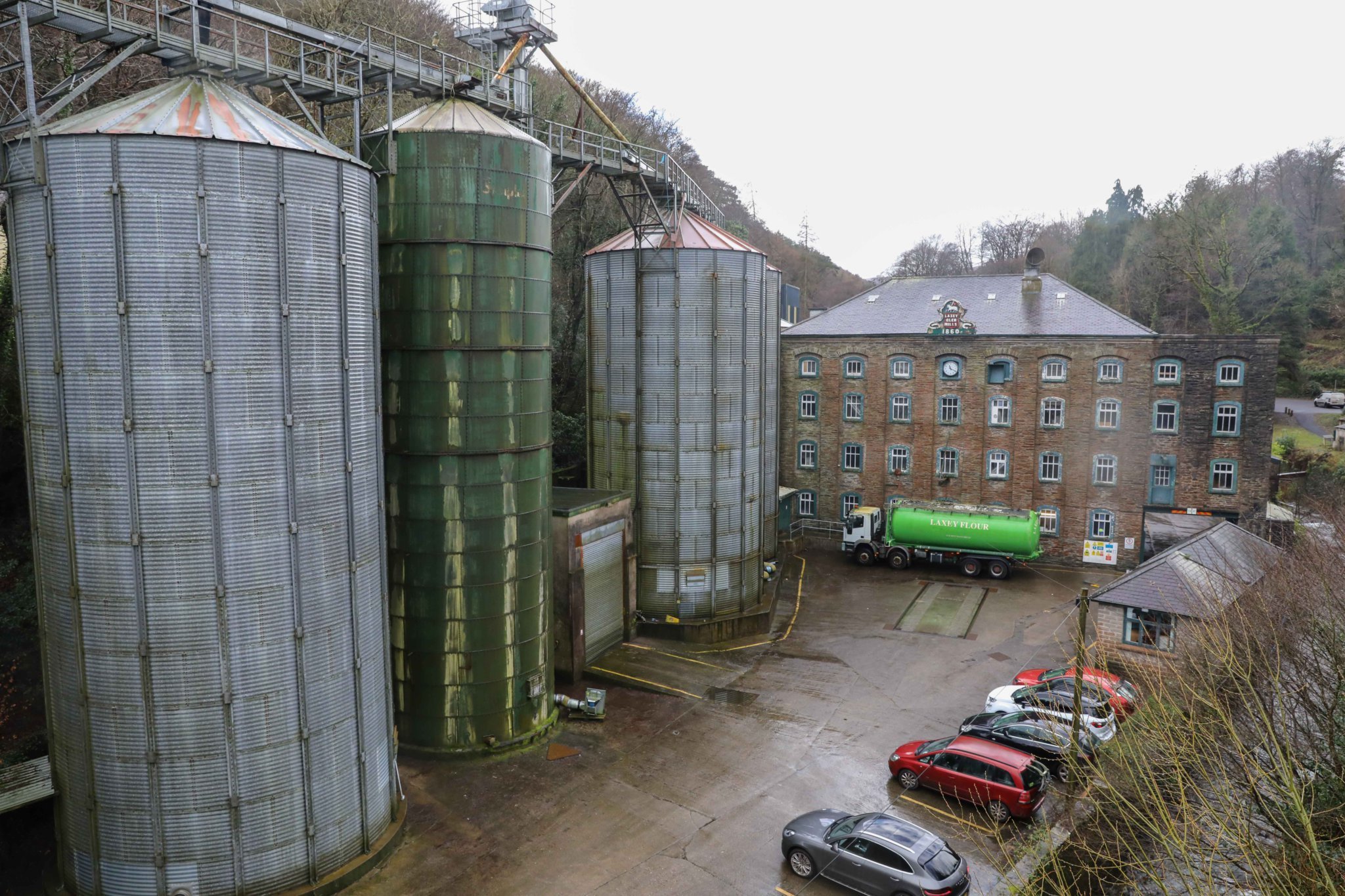 New windows for site office at Isle of Man flour mill described as ...