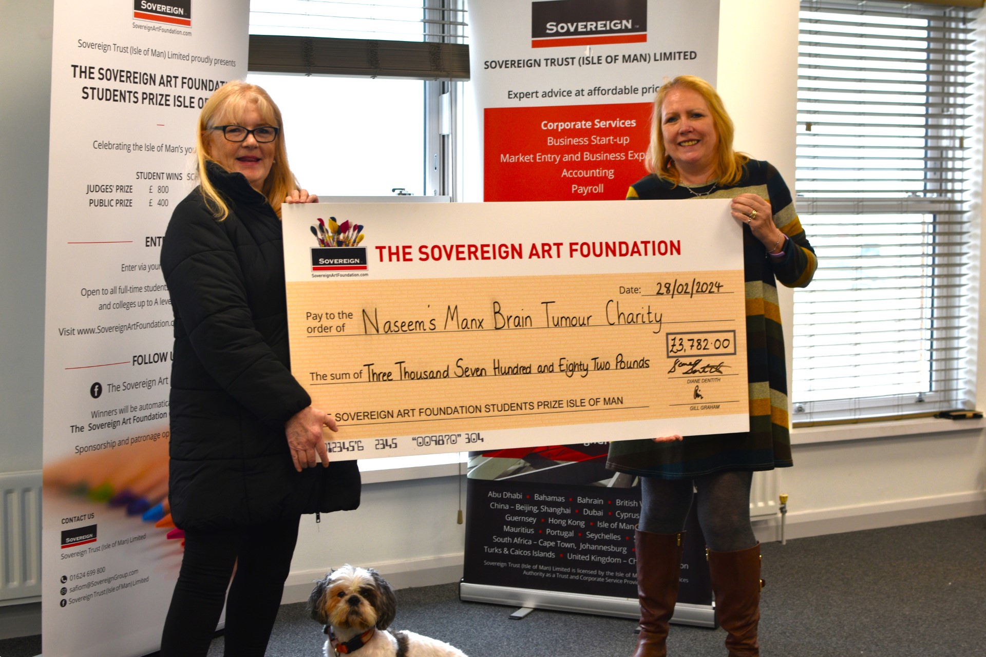 Brain tumour charity cash boost | iomtoday.co.im