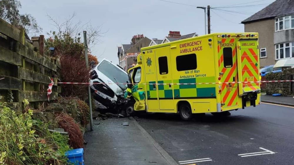 Isle of Man Police investigation underway following ambulance crash ...